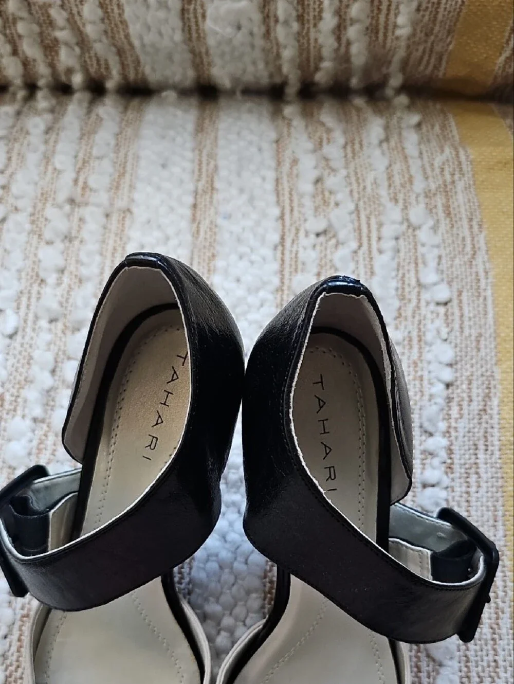 Tahari | Shoes | Tahari Camelot Twotone Black And Cream Pointedtoe ...